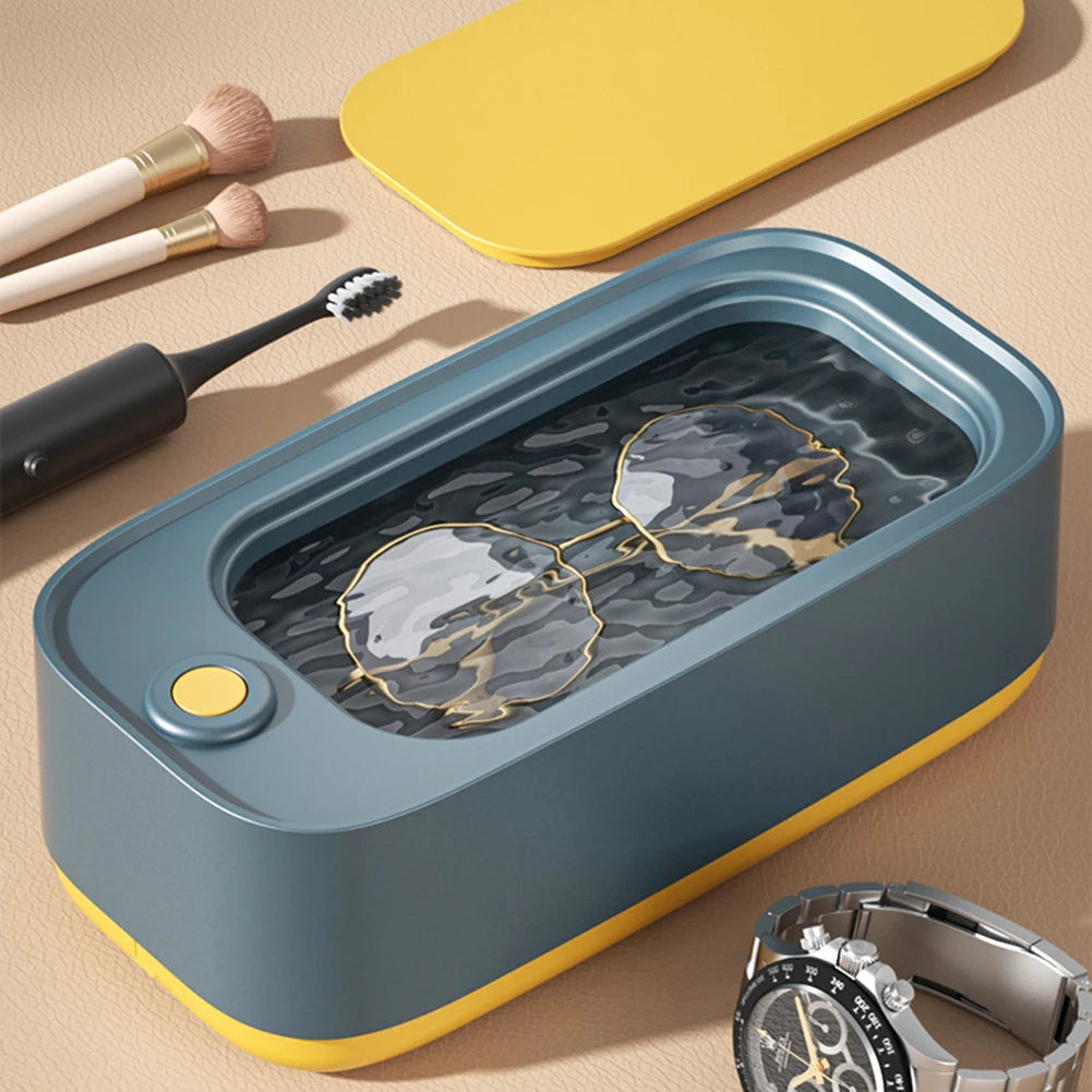 Mini Ultrasonic Washer with 1-Touch Working High Frequency Vibration ...